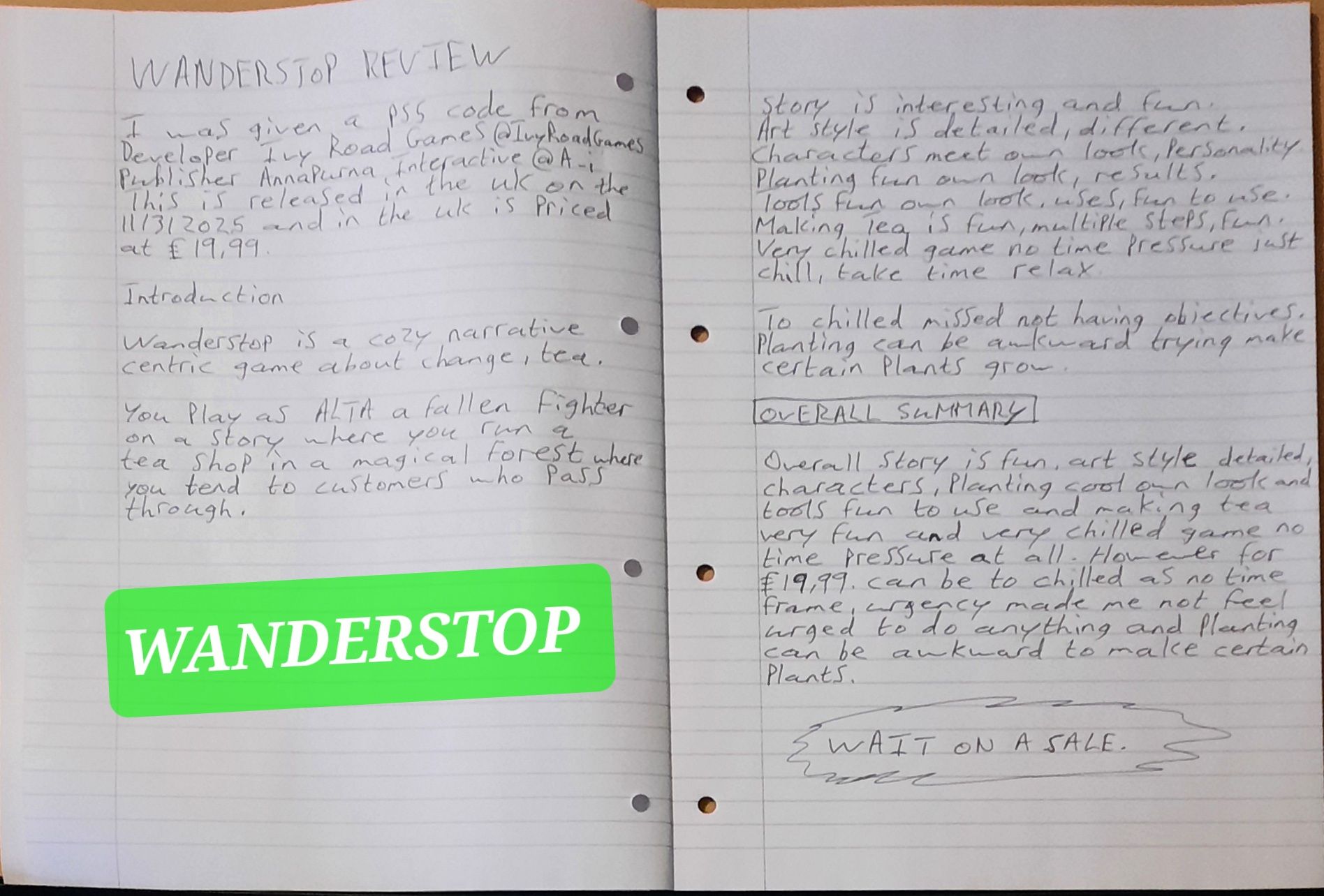 WANDERSTOP REVIEW – garylodgegamesreview.game.blog